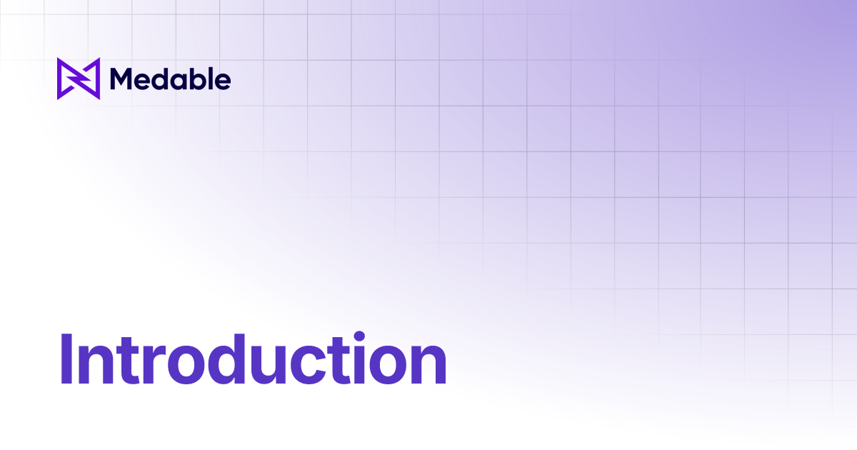 Introduction | Medable